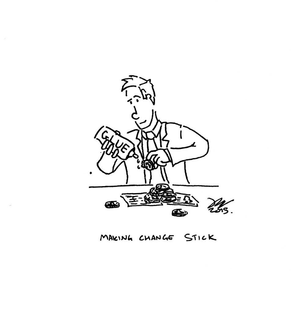 making change stick - James Mellor