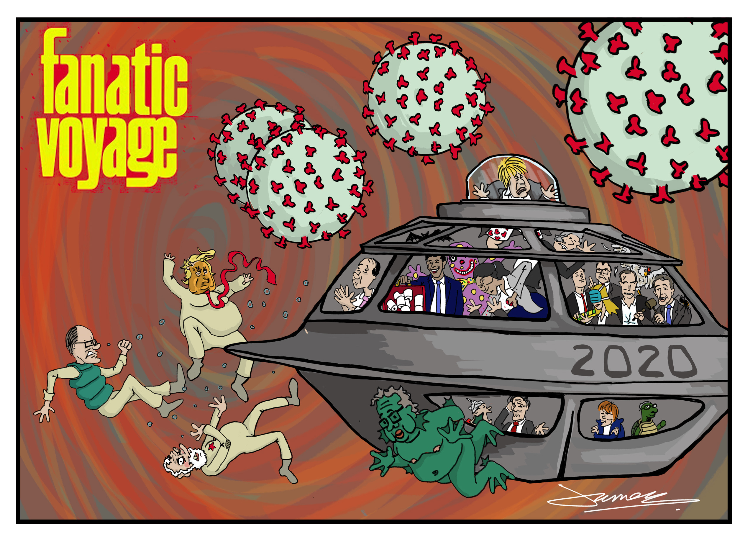 Cartoons from 2020 - James Mellor