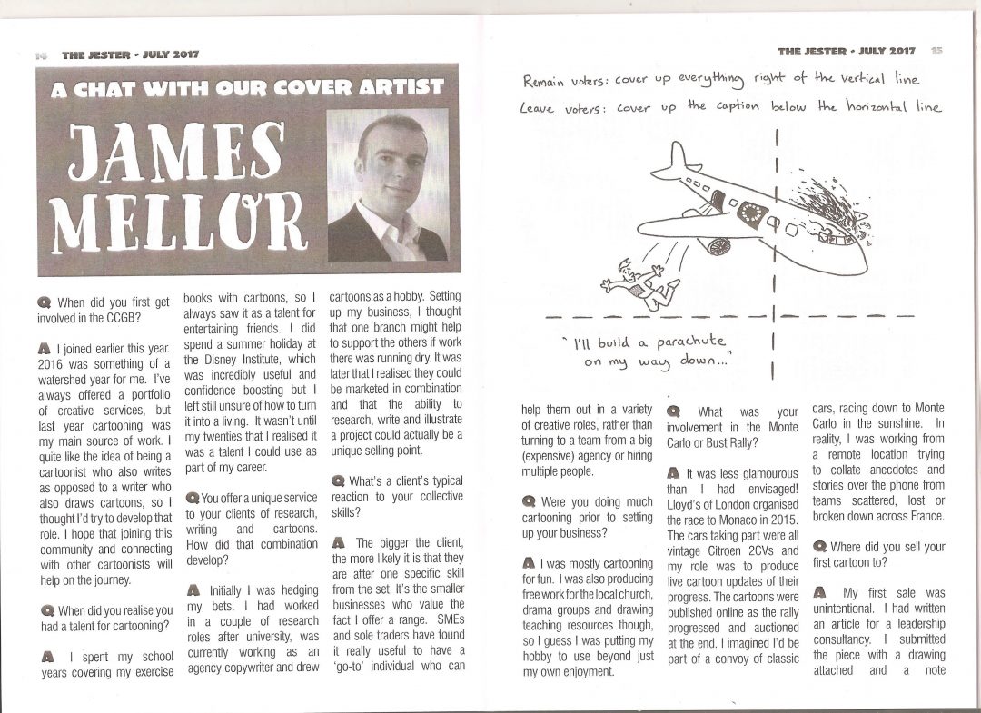 James Mellor - 'The Jester' Interview and Front Cover - James Mellor